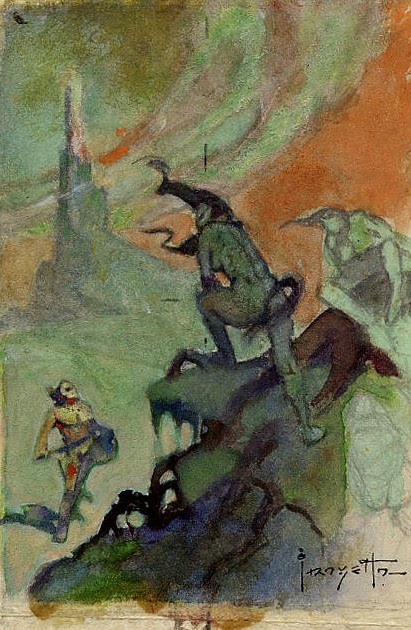 Cap'n's Comics: Ponytail by Frank Frazetta