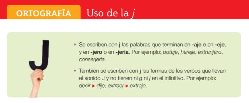 Mucho más que garabatos: LENGUA: Ortografía de la "G" y la "J"