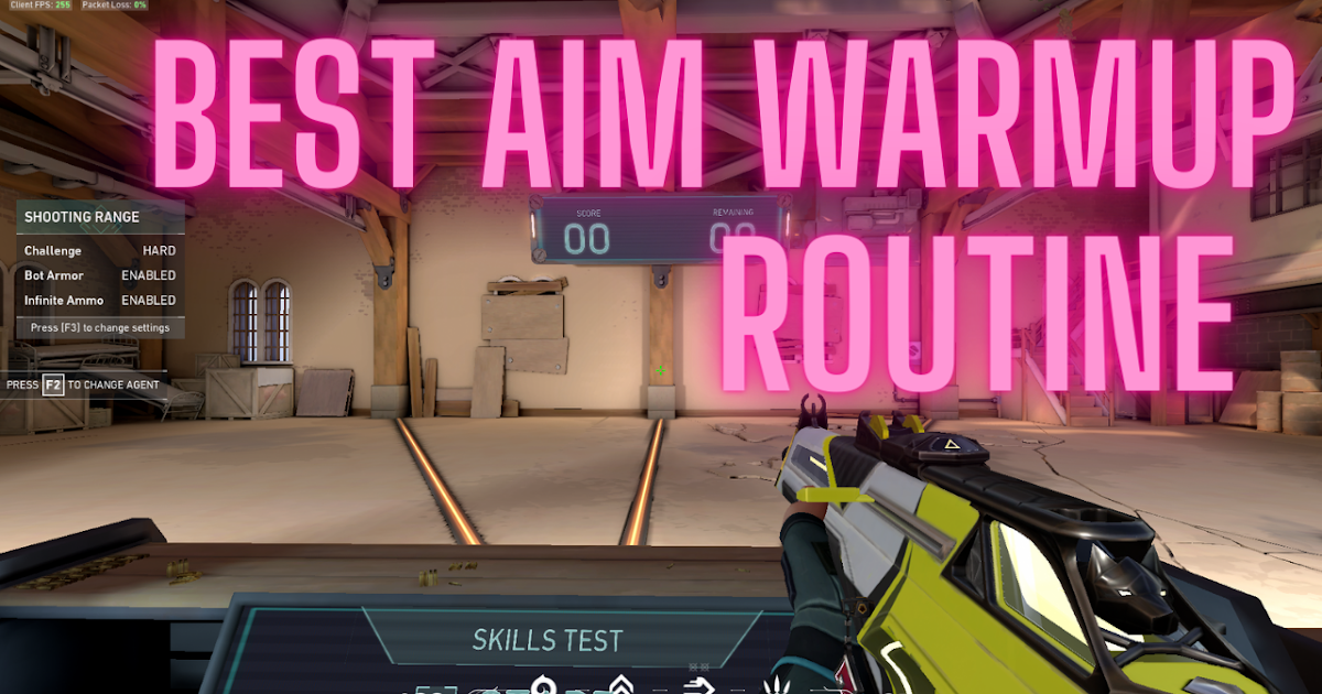 Best Aim Warmup Routine for Valorant (AimLab + Range + DM ) - STEELBODY GAMING