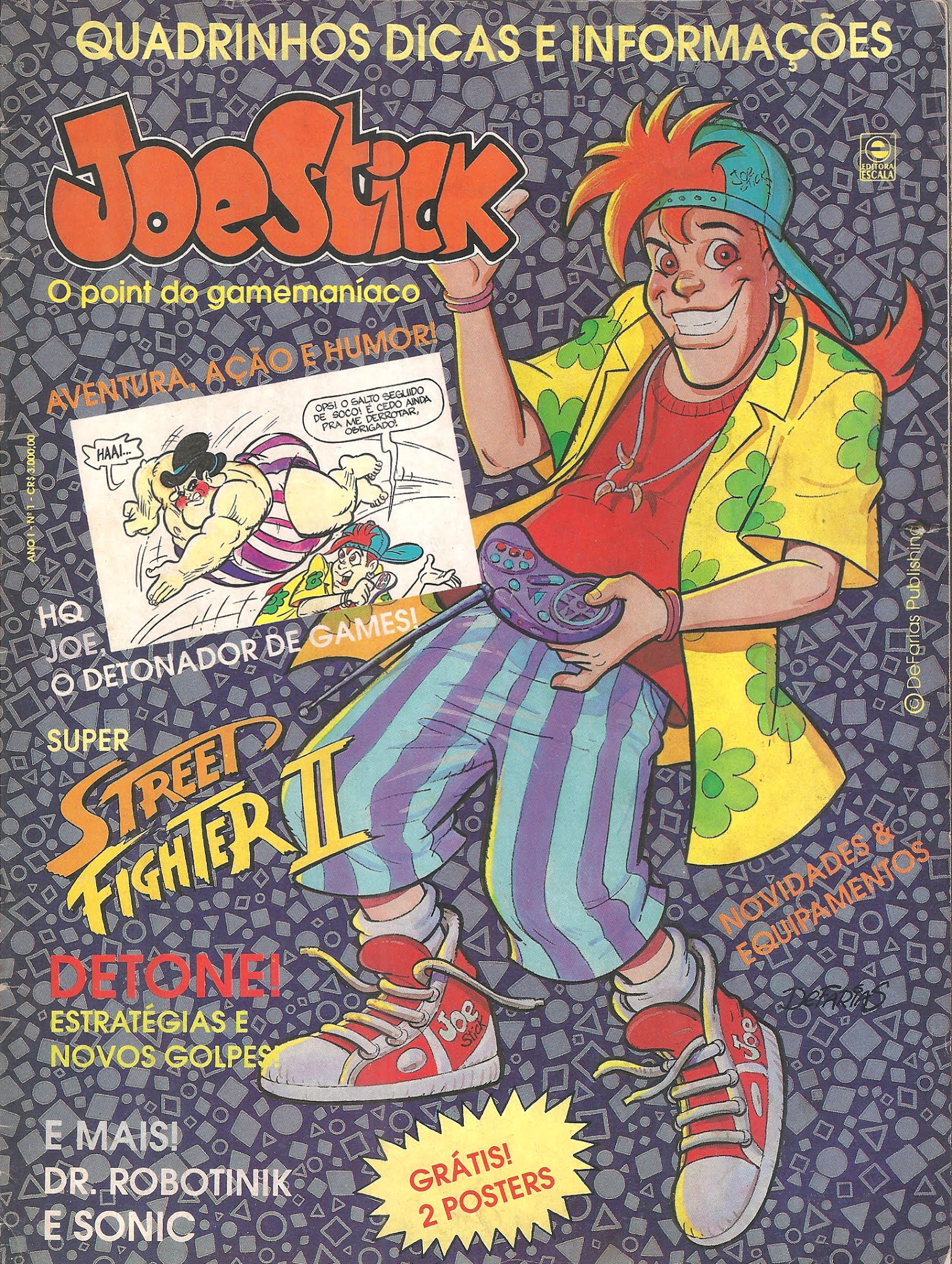 Santuário do Mestre Ryu: [ Ao Pé da Letra ] Joe Stick: O Gamemaníaco ...