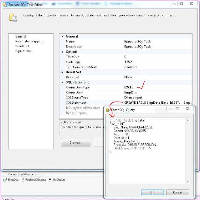 SSIS File SystemTask to create an Excel File dynamically from a SQL ...