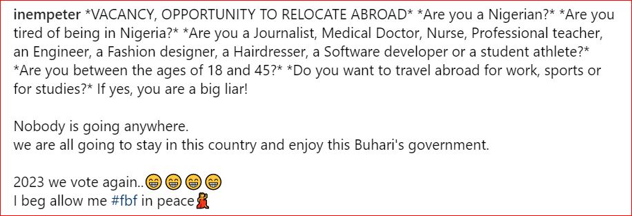 Stella Dimoko Korkus.com: Actress Inem Peter Shares Vacancy Opportunity ...