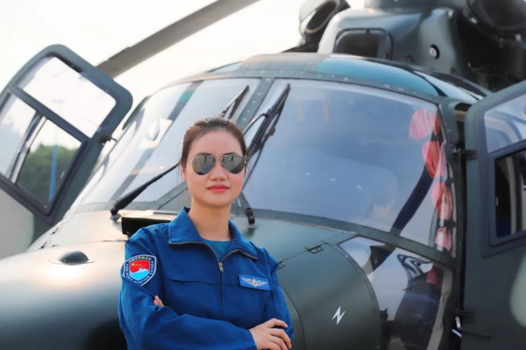 China Defense Blog: Meet Zhu Lin, China Airforce's first female chopper ...
