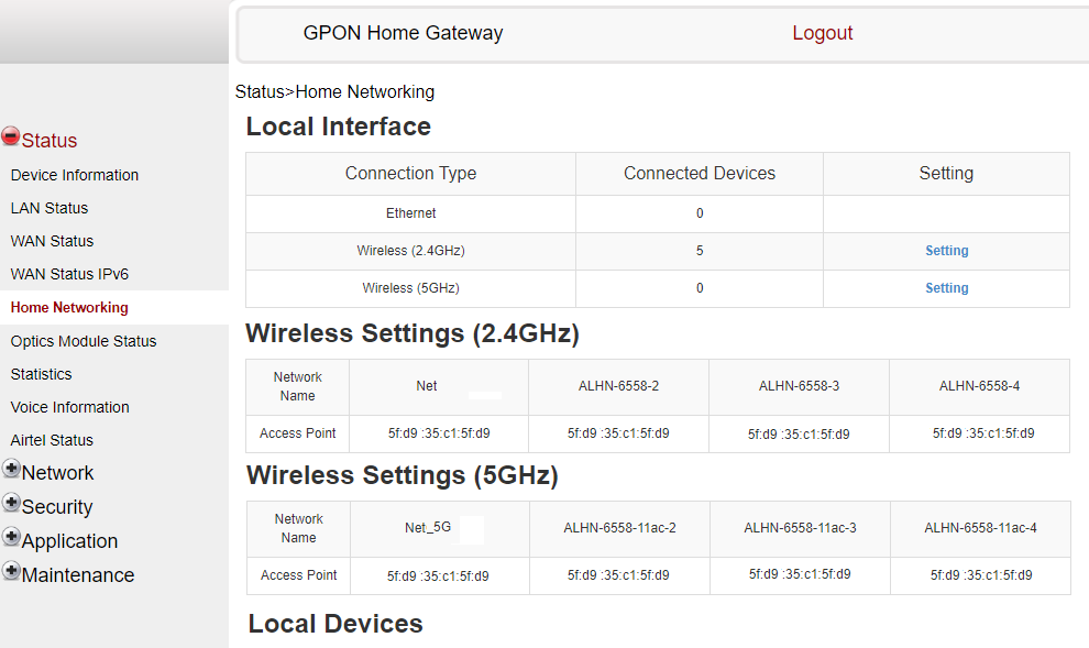 Airtel Xstream Fiber - Configuring modem