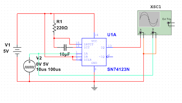 Learn Instrumentation: Nano second delay pulse train generation circuit ...