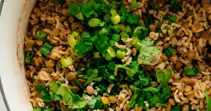 Kookkuns: Lensie- en rysslaai / Lentil and Rice Salad