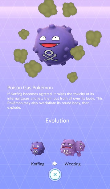 Pokemon Go: Poison Gas Evolution