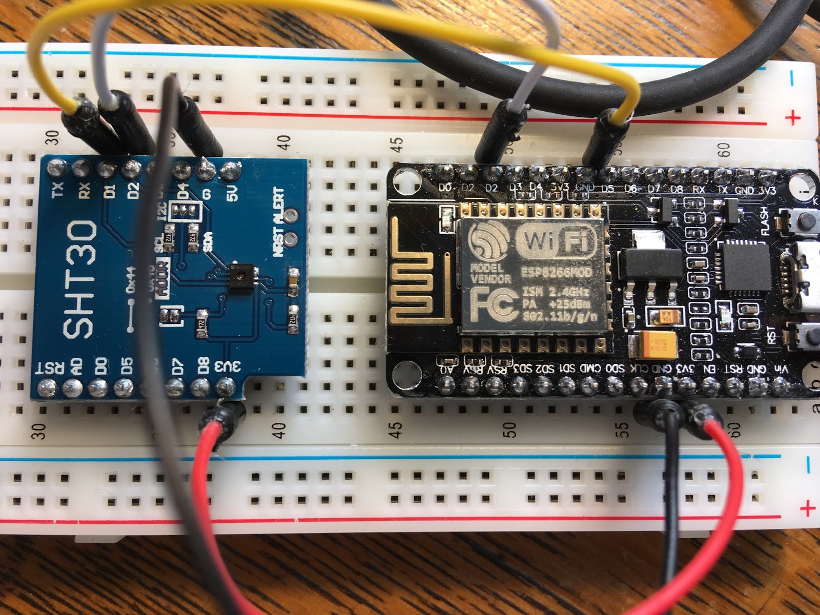 NodeMCU + Tasmota code + SHT30