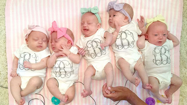 SamAyoo's Blog: Last of All-Girl Busby Quintuplets Joins Sisters at Home