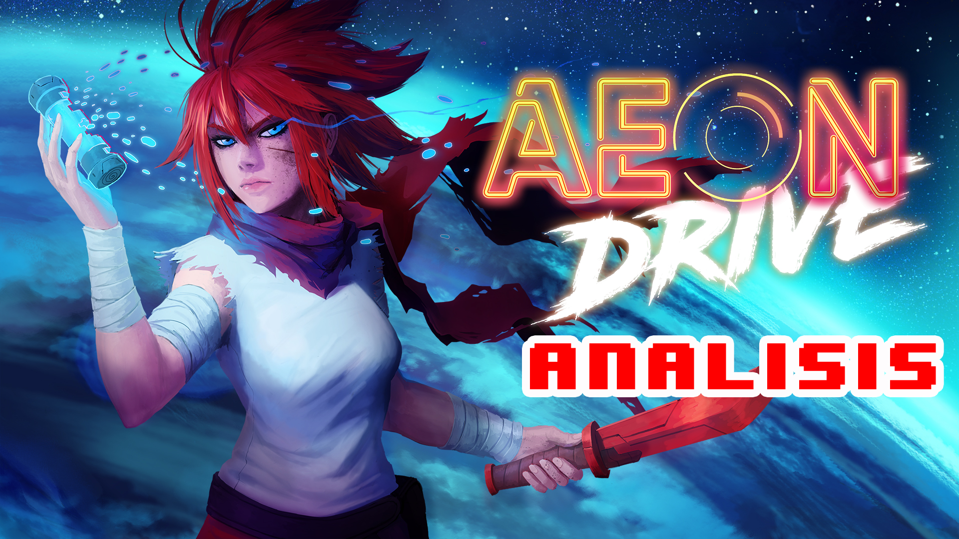 Análisis: Aeon Drive, un plataformero 2D diferente.