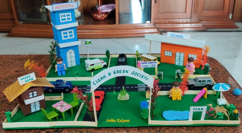 School Projects - Model of Clean And Green Society for Class 5 Students