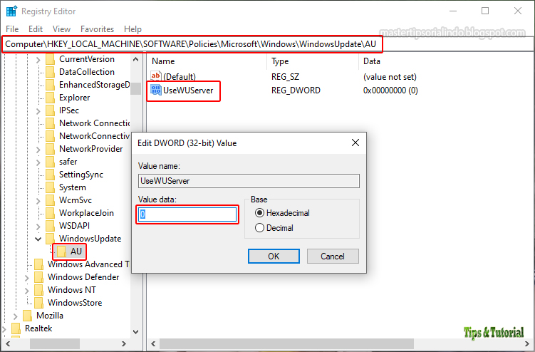 Memperbaiki Error Code 0x800f0954 atau 0x500f0984 Windows Update di ...