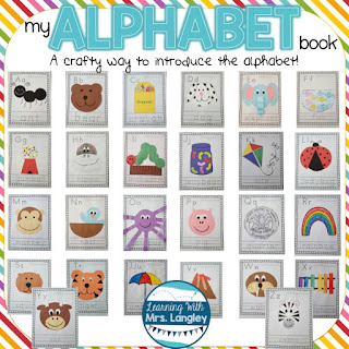 Fun with ABC Books and an alphabet FREEBIE | Learning with Mrs. Langley