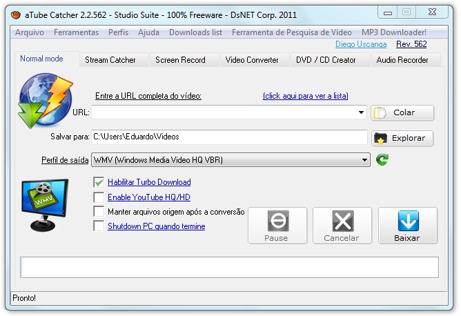 Baixe Gratis e Completo: aTube Catcher