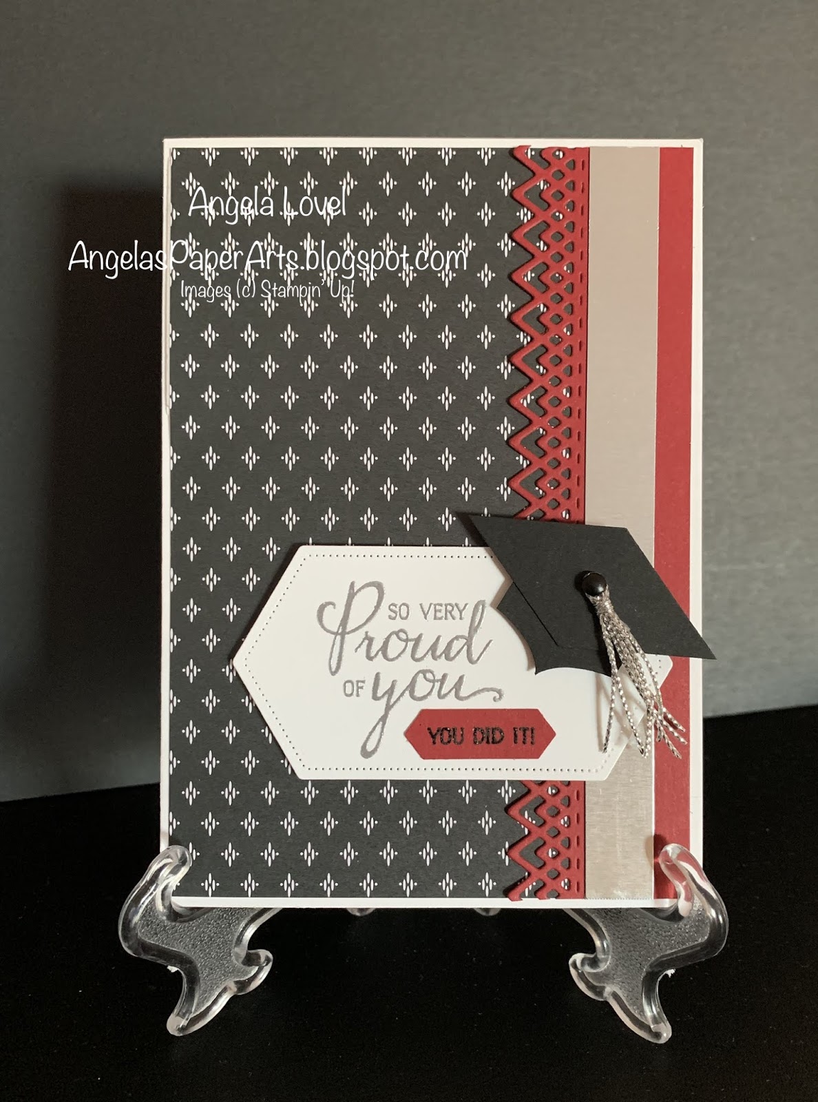 Angela's PaperArts: Graduation card