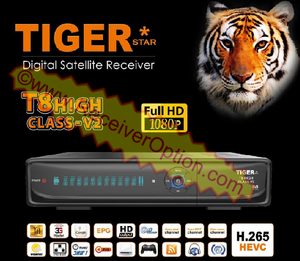 TIGER T8 HIGH CLASS-V2 HD RECEIVER NEW SOFTWARE V3.53 - How To Enter ...