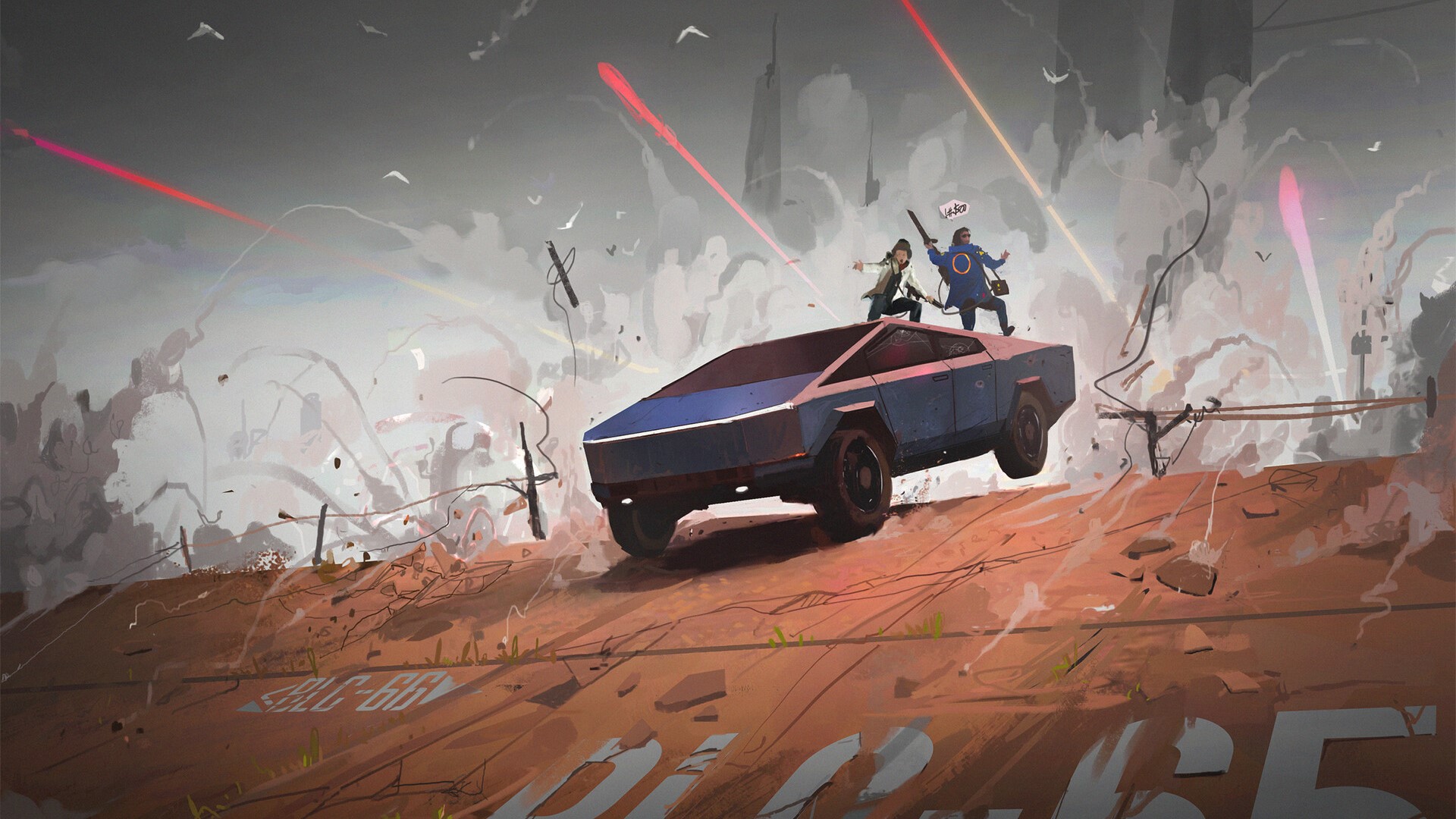 CYBERTRUCK DESKTOP WALLPAPER 1080p - Heroscreen