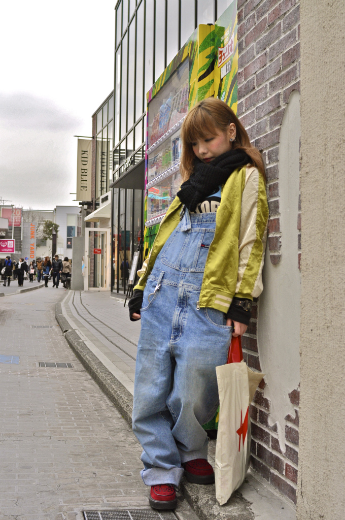 ICCHO STYLE BLOG -TOKYO STREET STYLE MAGAZINE: -園田麻衣-the overalls which ...