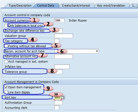 SAP FICO Central: How to Create G/L General Ledger Account Master Record