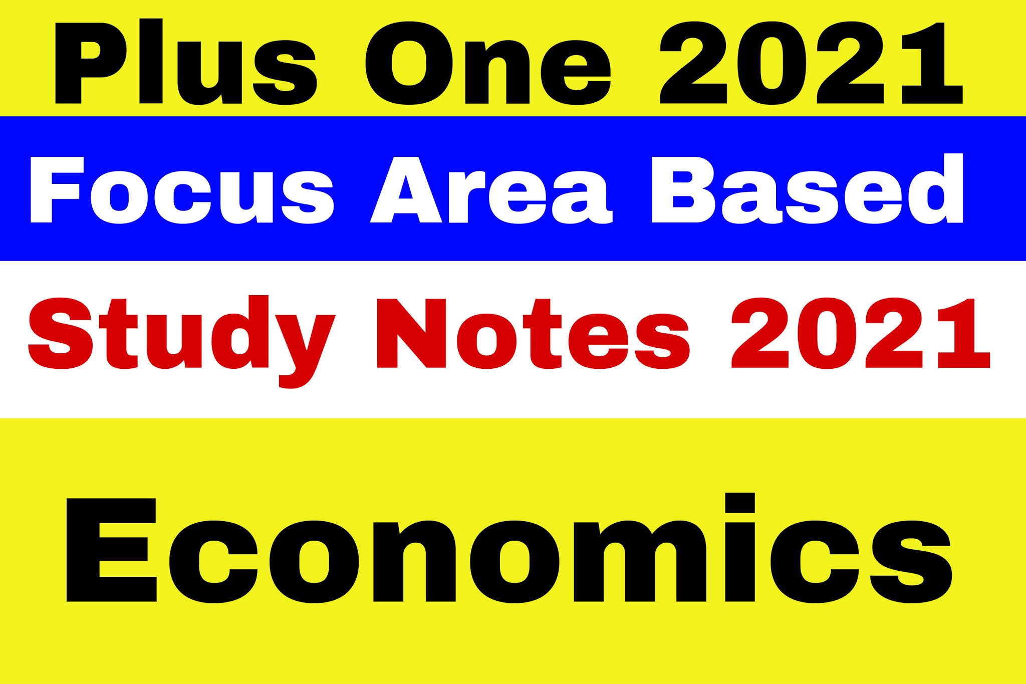 Plus One Economics Important Chapter Wise Study Notes Economics KL plus-one-economics-important-chapter-wise-study-notes-economics-kl