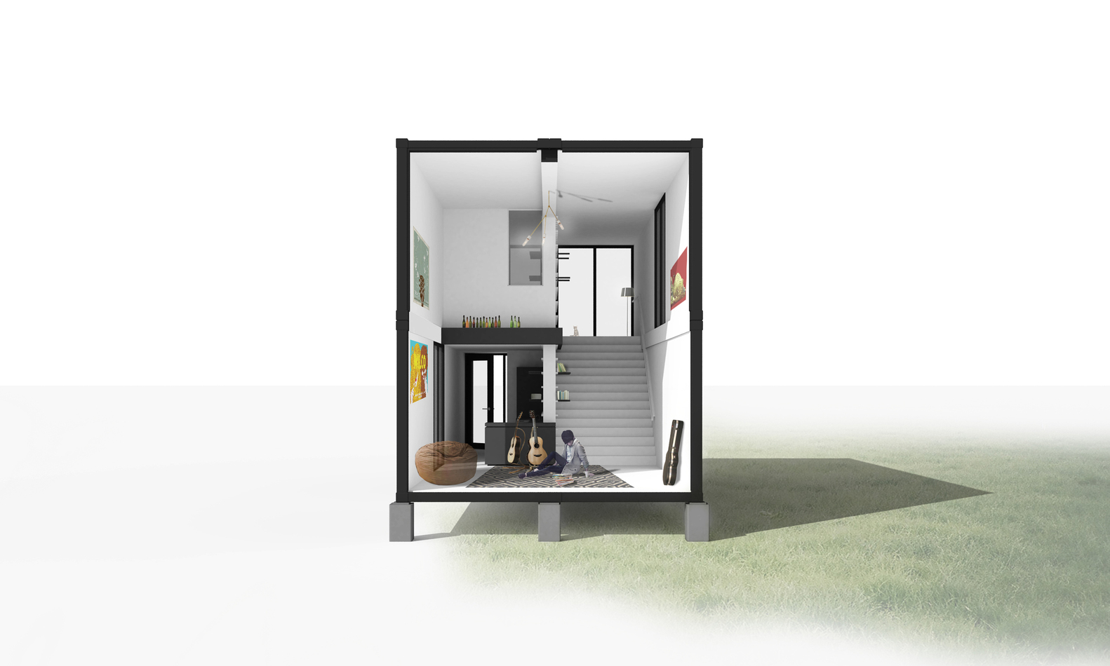 Shipping Container Homes & Buildings: Bard Media Lab Shipping Container ...