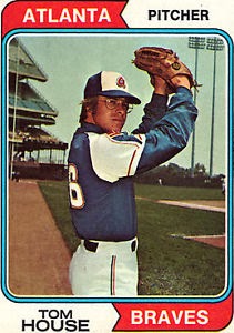 Atlanta Braves #100 Favorite Players from the 1970's: #34 TOM HOUSE