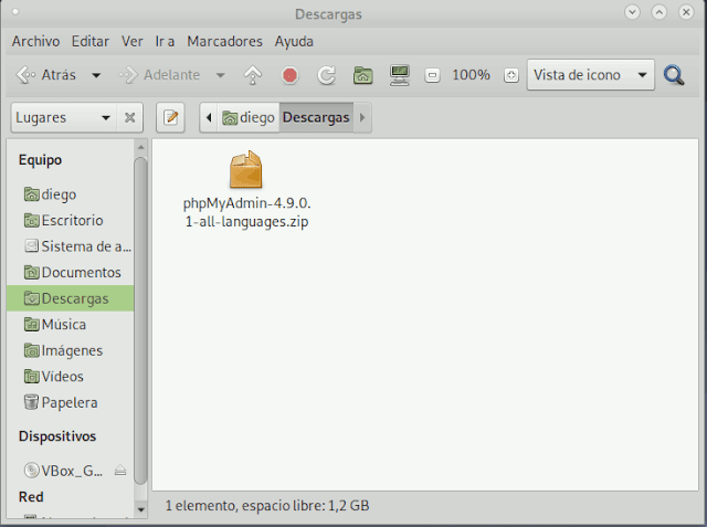 UsuarioDebian: phpmyadmin en Debian 10