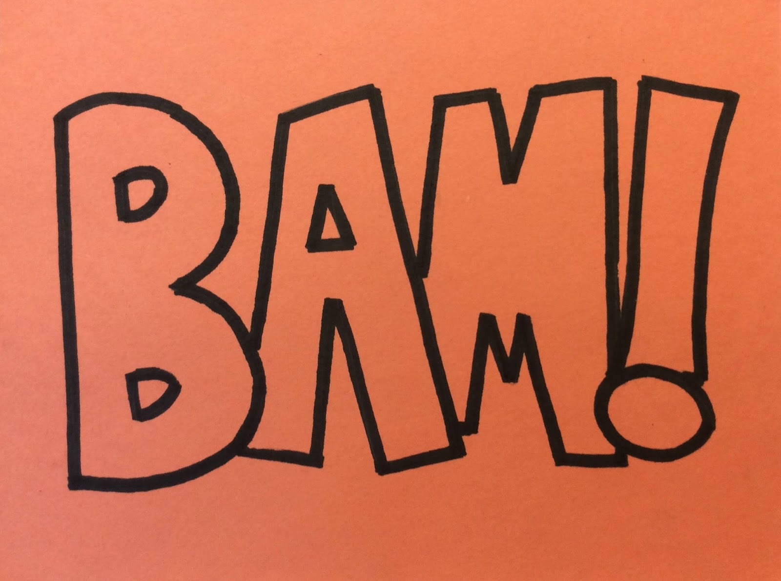 ARTimus Prime: 5th- BAM! Onomatopoeia and Roy Lichtenstein