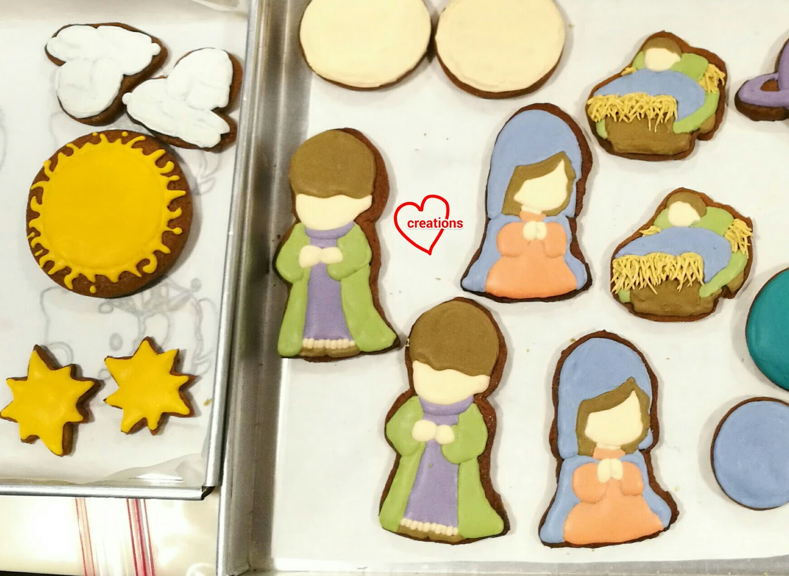 Loving Creations for You: Nativity Christmas Brown Sugar Cookies
