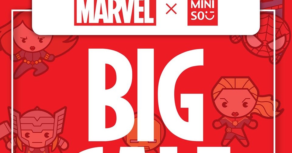 Manila Shopper: Marvel x Miniso Big SALE: Mar 2020