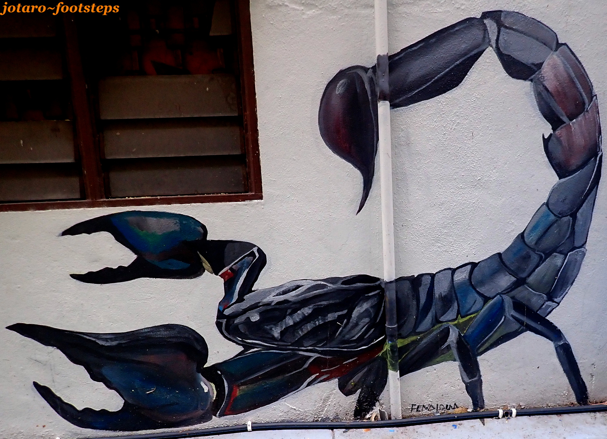 Footsteps - Jotaro's Travels: Art Gallery - Klang Art Street Murals