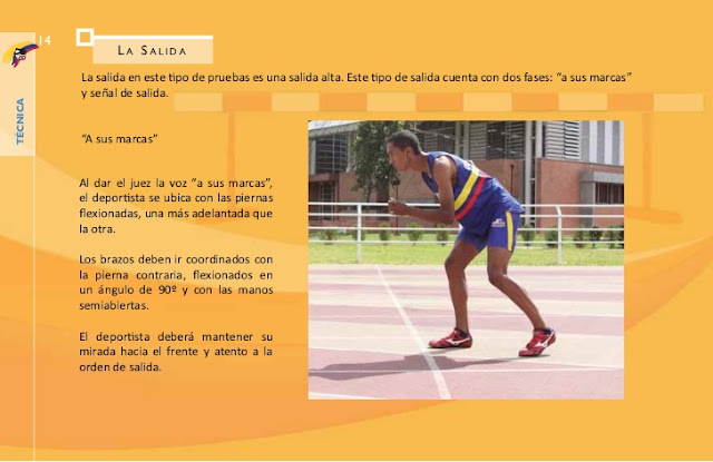 Atletismo: TIPOS DE SALIDA - ALTA Y BAJA