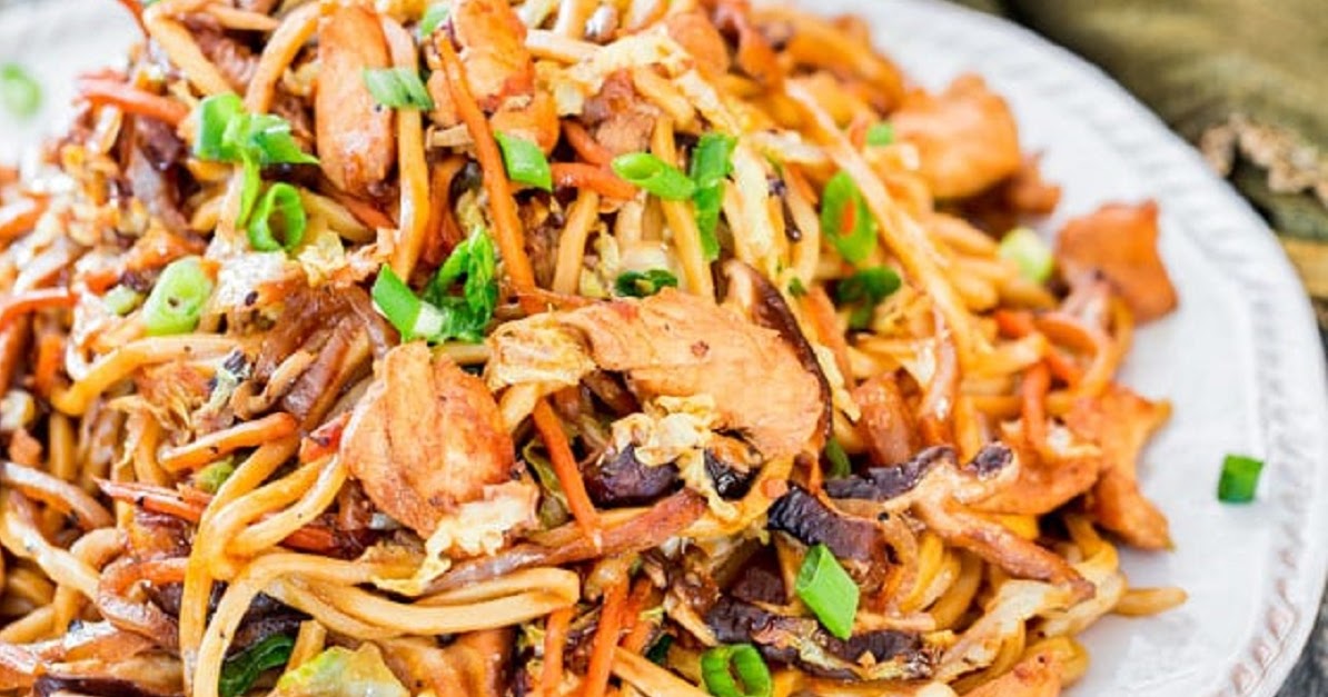 Pollo Lo Mein | Mil Recetas de Cocina