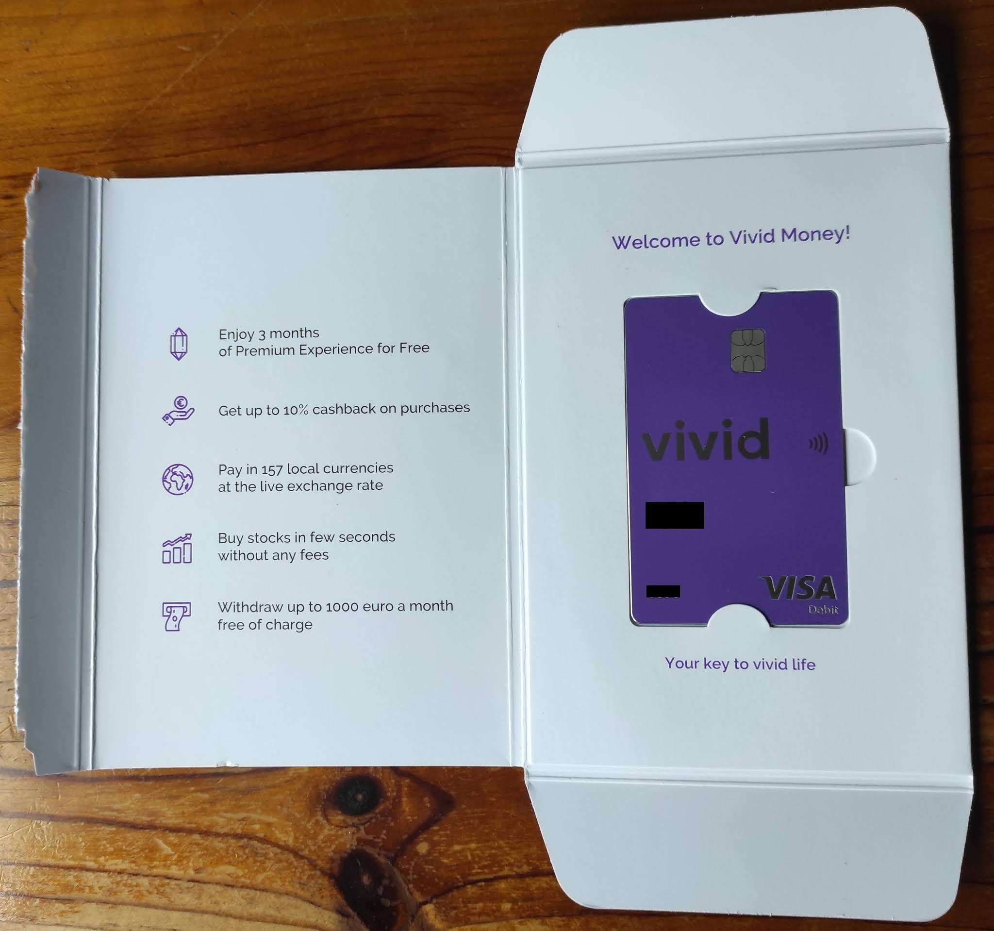 Vivid - 5€ bónus abertura + 40€ cashback - Banco digital alemão - Até ...