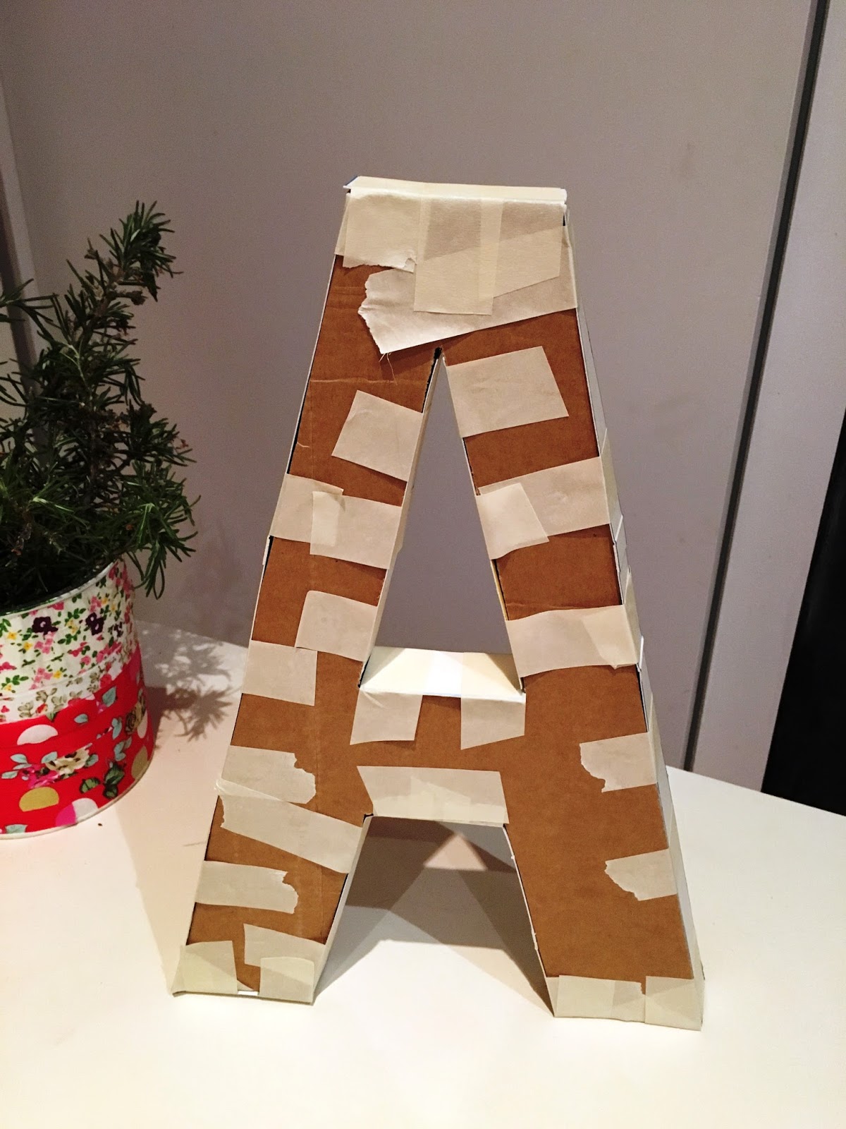 SWEETPIC by Laura: CREAR UNA LETRA DE CARTÓN EN 30 MINUTOS