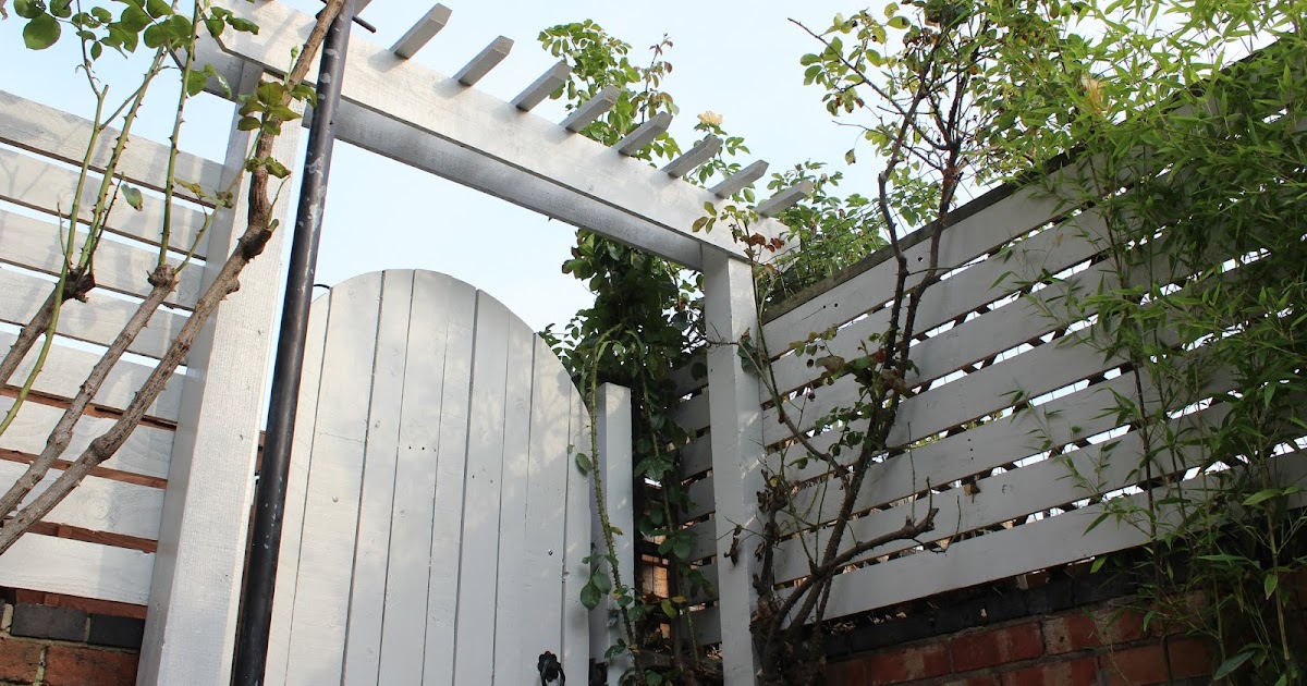 DIY How to Build a Pergola Over a Gate | Kezzabeth.co.uk | DIY ...