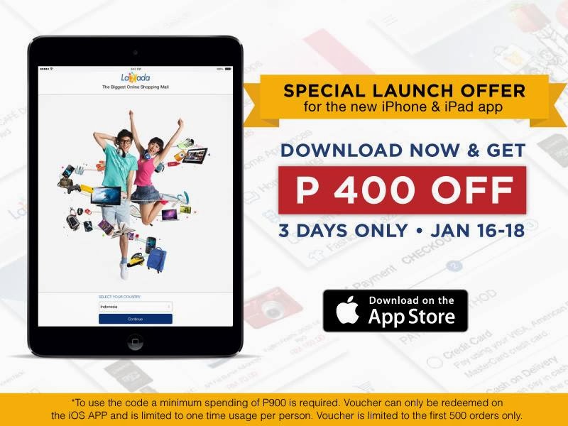 Manila Shopper: Lazada Launches iPhone & iPad App with a Promo: Jan 16 ...