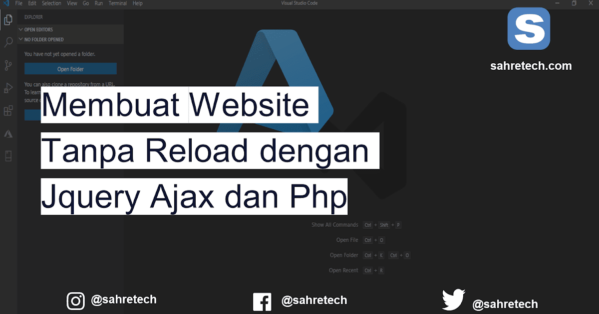 Membuat Website Tanpa Reload dengan Jquery Ajax dan Php - Sahretech