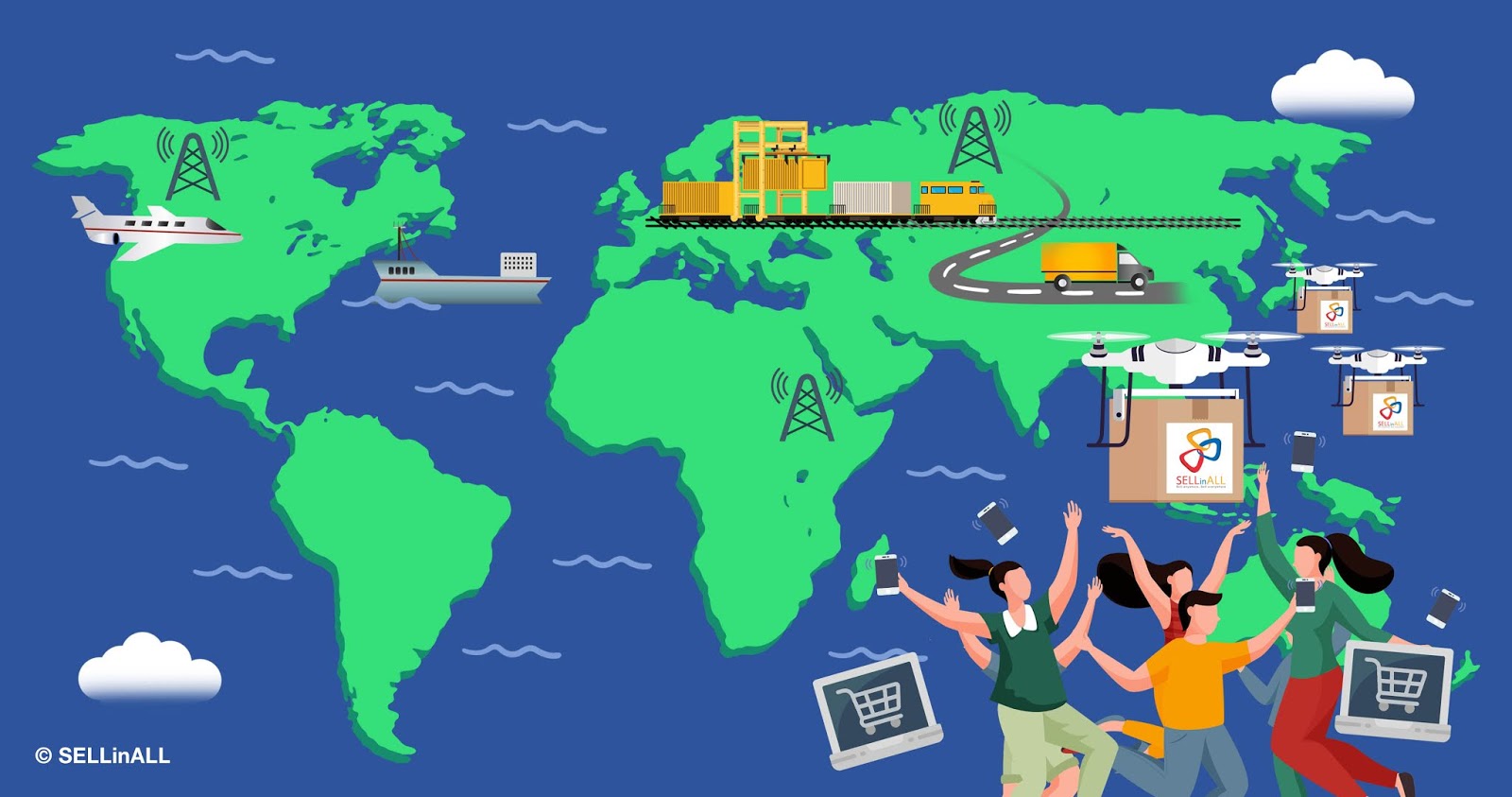 The shipping that goes across the continents; A review of the e ...