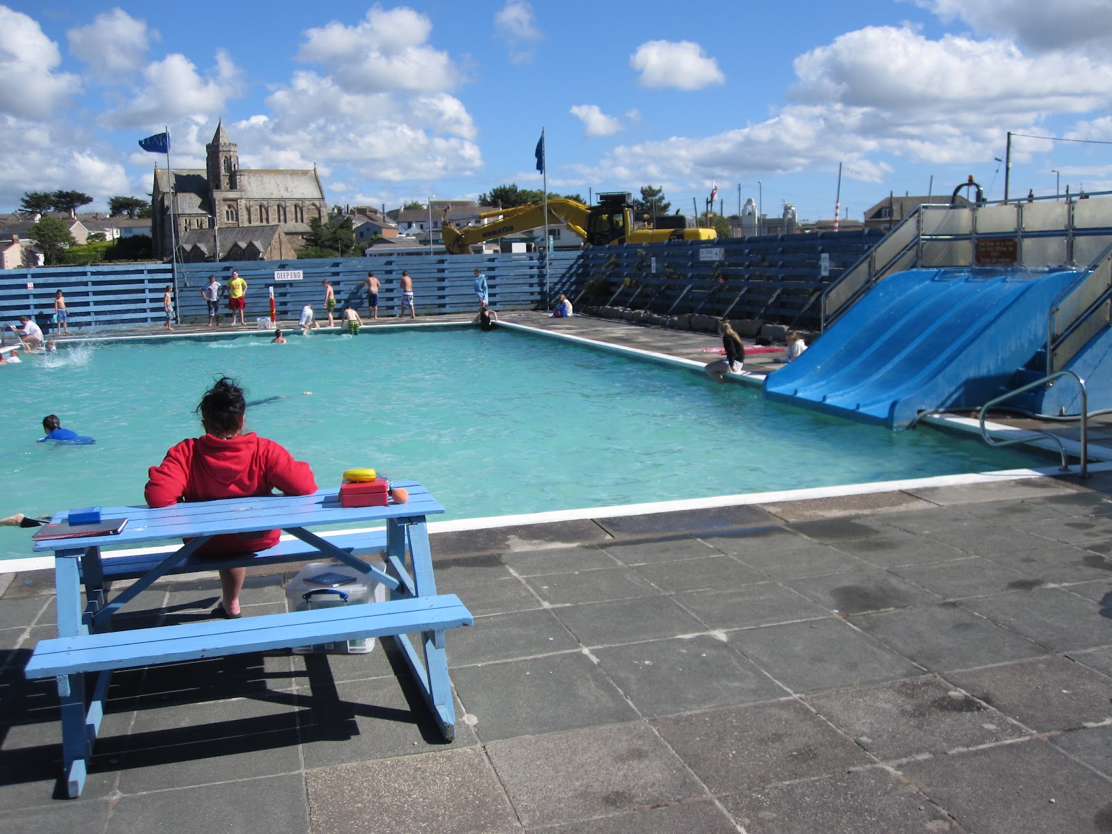 Graham Coad's Hayle Blog: Hayle Outdoor Swimming Pool Re-opens 2012