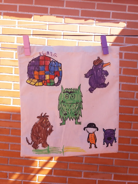 craftandcook: Bolsa de cuentos para la biblioteca