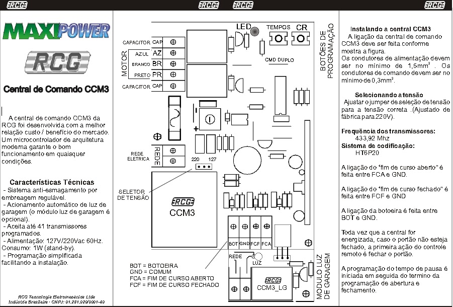 eletro alves-uberlandia portoes eletronicos-servicos-interfones-motor ...