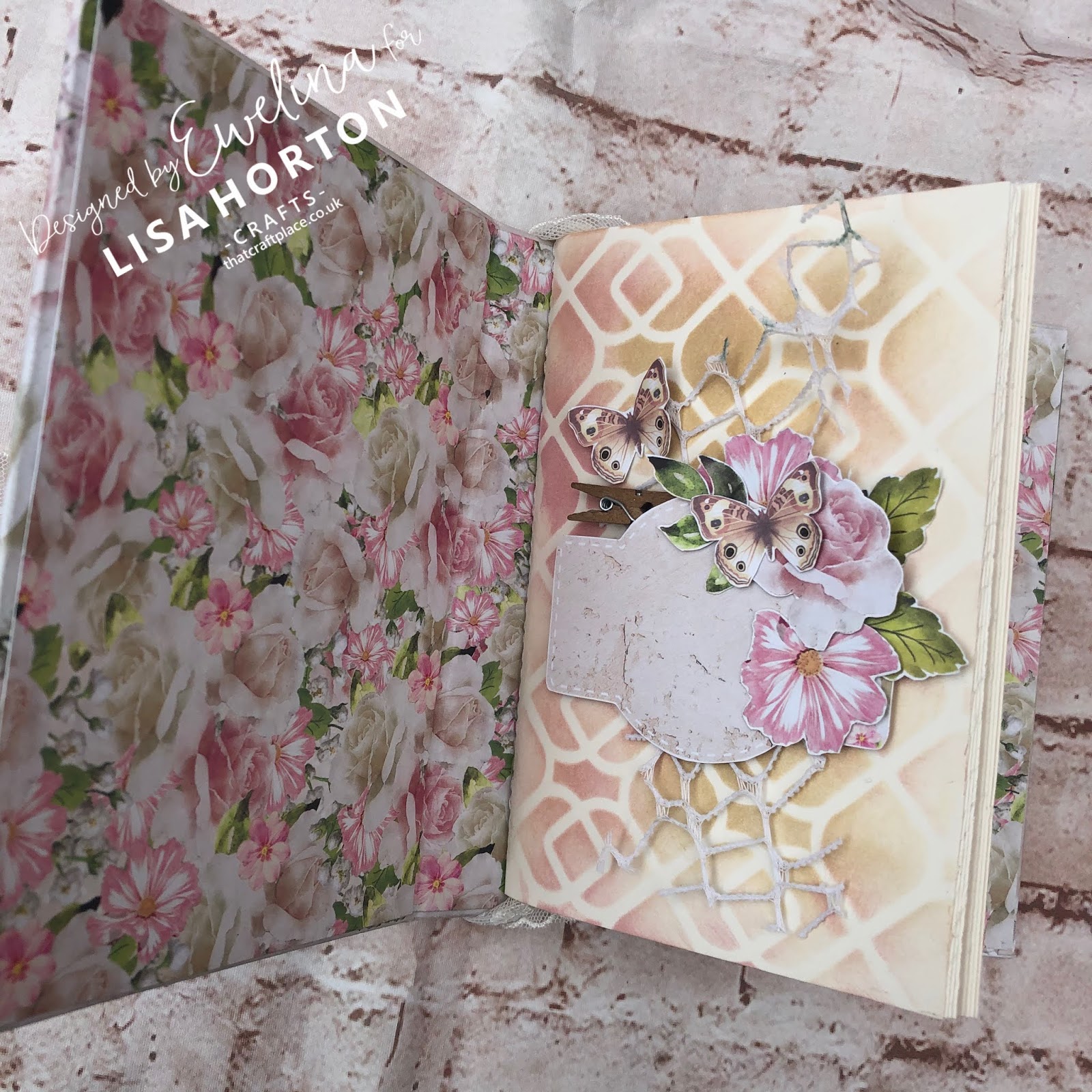 Lisa Horton Crafts: How to make a MDF book - romantic hard cover journal