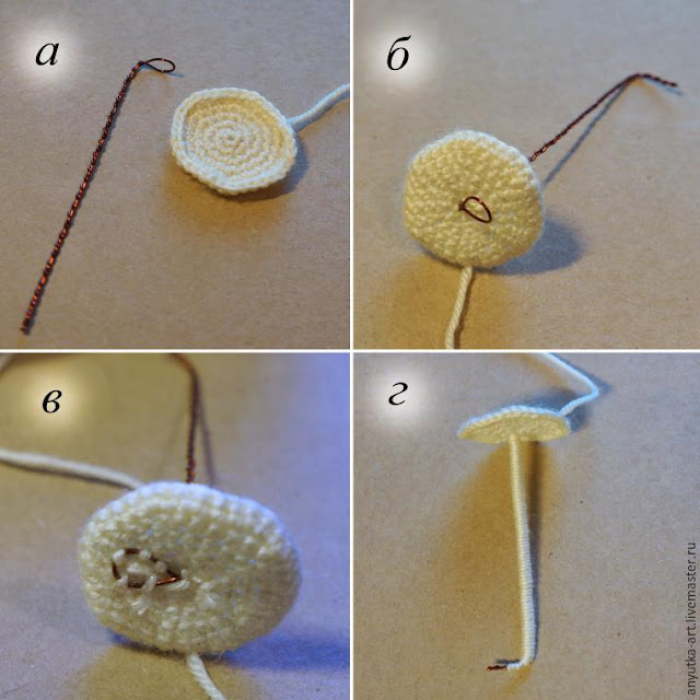 LiaKnits: Pin cushion - Crochet - Photo tutorial