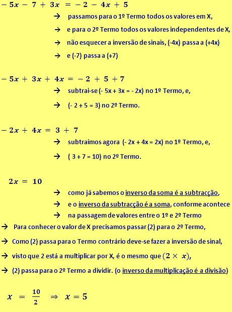 Aprender Matemática: EQUAÇOES