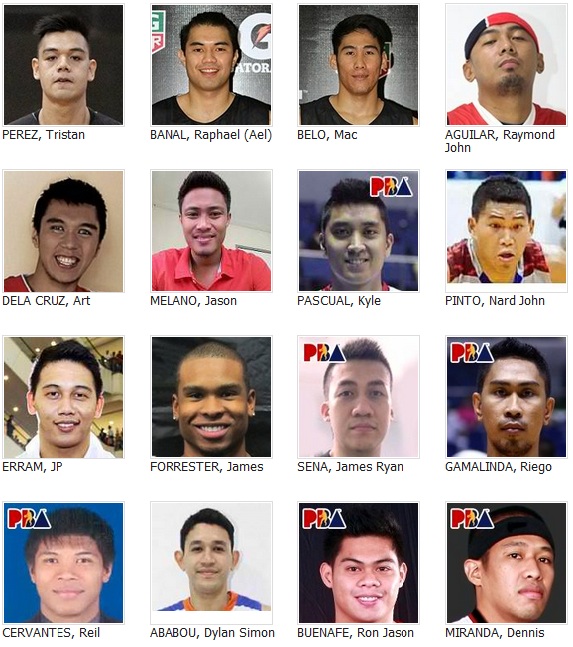 PBA 42nd Season Team Roster 2016-2017 - PH Trending