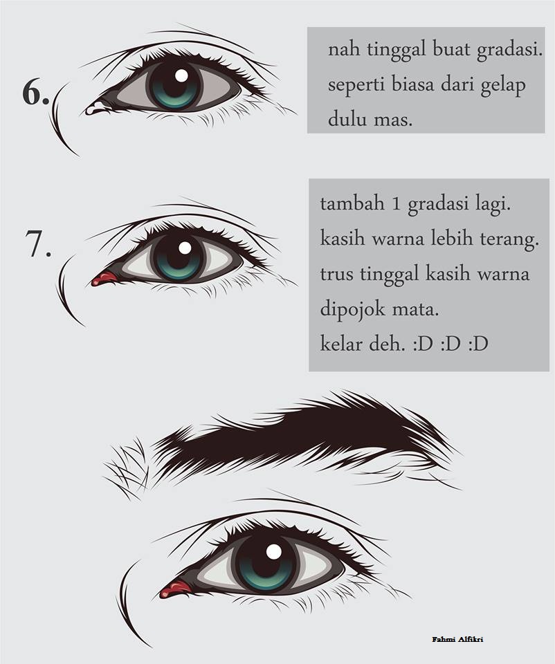Cara Membuat Mata yang Indah pada Foto Vector Cara Membuat Mata yang Indah pada Foto Vector