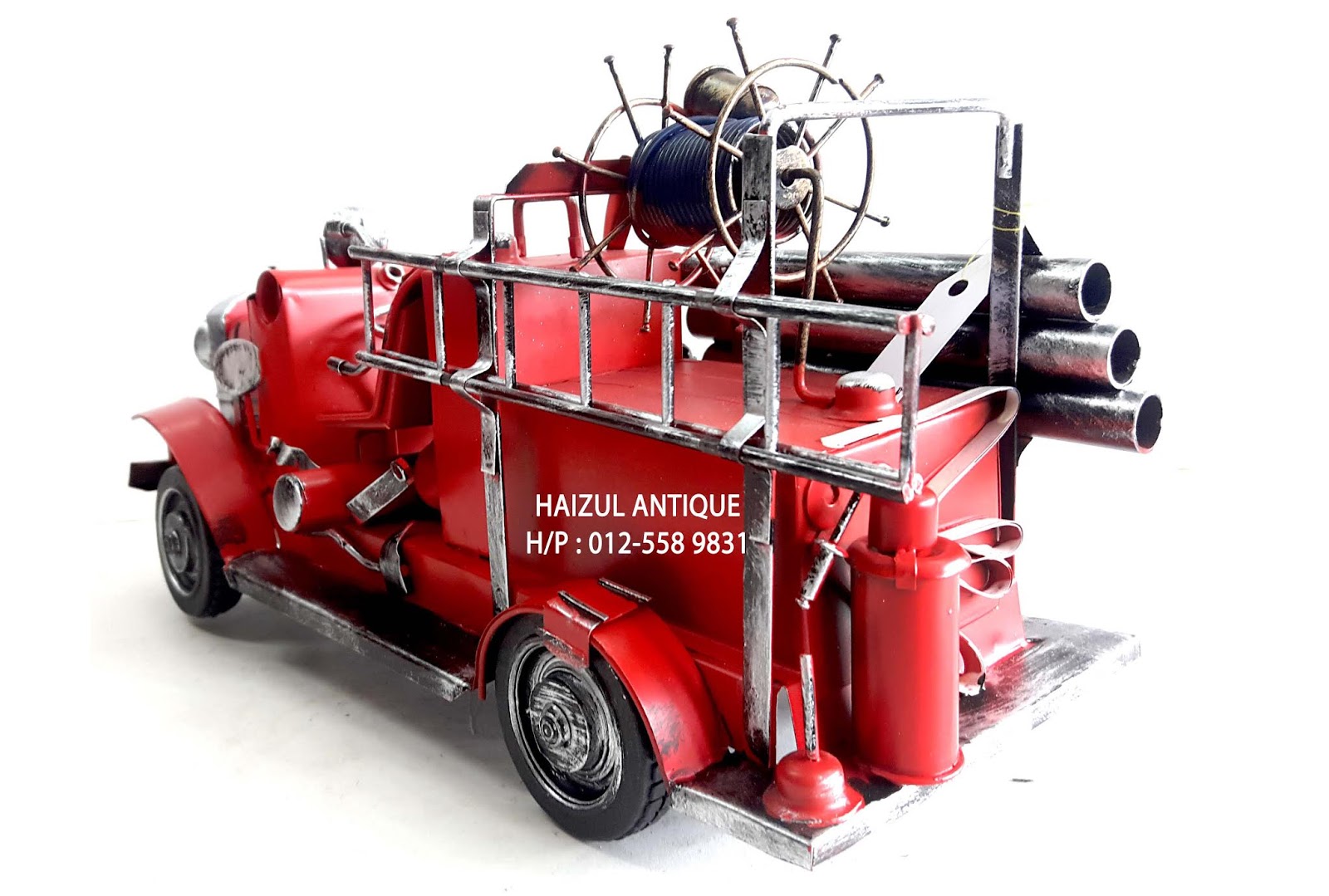 Haizul-Antique: HANDCRAFT VINTAGE FIRE ENGINE TRUCK MODEL 2 - RM220