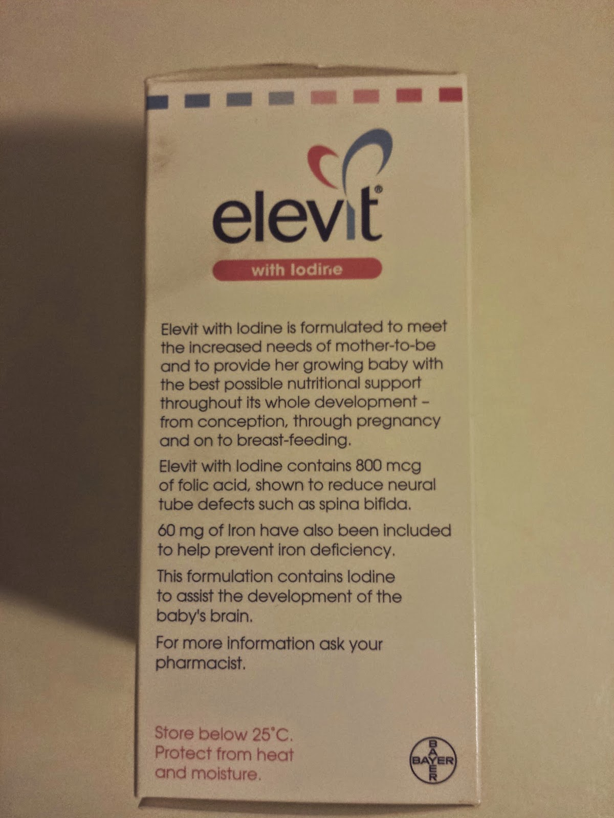 Baby Bump- Coffeebean: Elevit and Menevit- The Pre-Natel Supplements