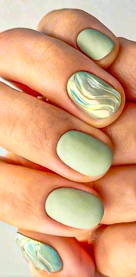 50 Nail Design Ideas-Monochrome style, come to see our collection - HiArt